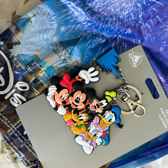 Disney | Other | Disney Keychain Mickey Mouse And Friends With Charm ...